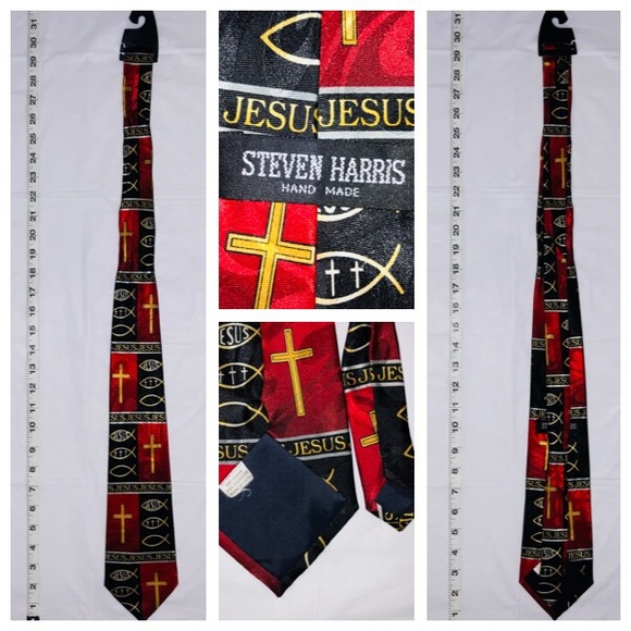 Steven Harris | Accessories | Steven Harris Tie Jesus Religious 0 ...